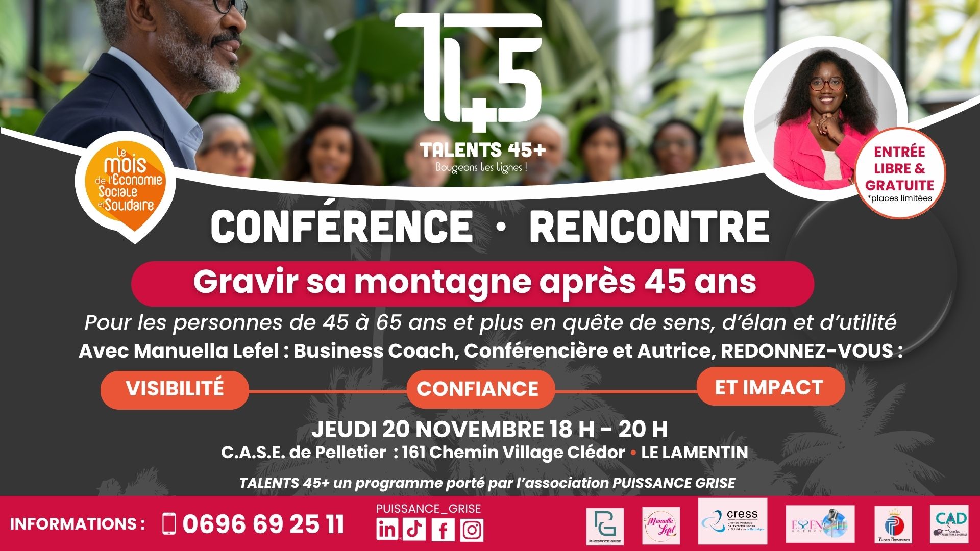 GRAVIR SA MONTAGNE APRES 45 ANS - LANCEMENT DU PROGRAMME "TALENTS 45+" | Mois de l'ESS